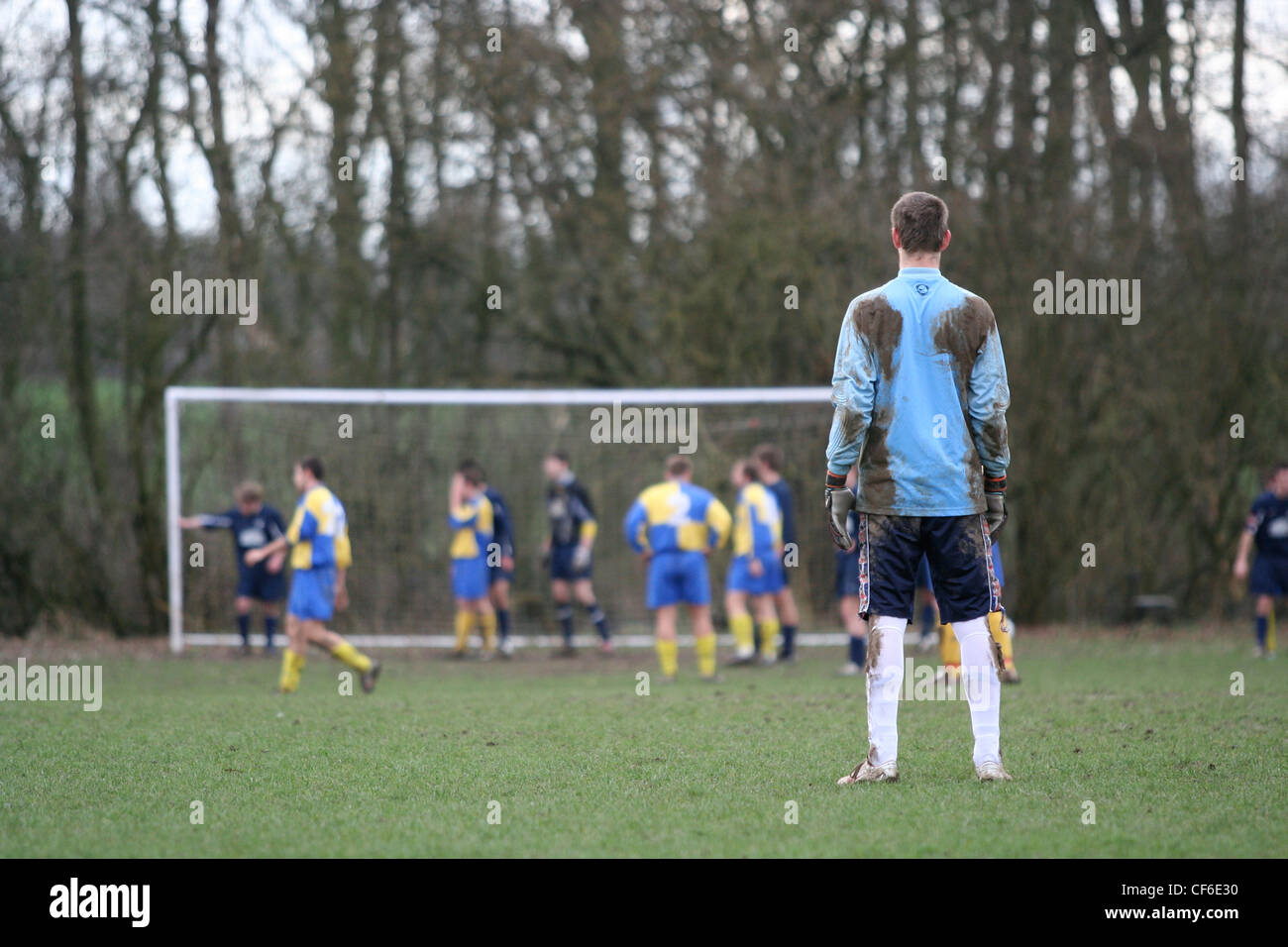 Association football pitch hi-res stock photography and images - Alamy