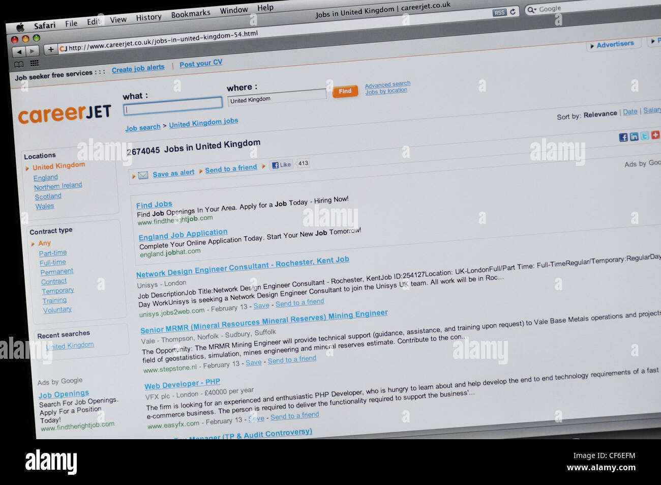 Career builder job website hi-res stock photography and images - Alamy