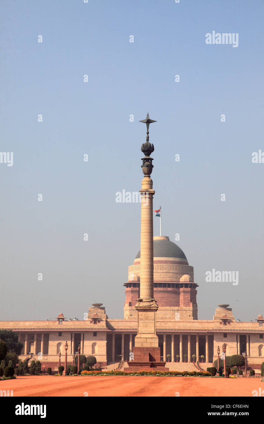 India, Delhi, Rashtrapati Bhavan, President's Residence Stock Photo - Alamy