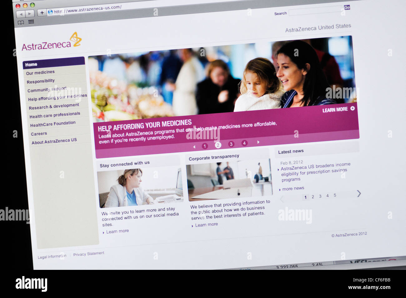 AstraZeneca website - a global research-based biopharmaceutical company ...