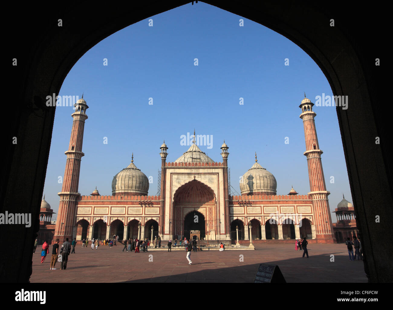 India delhi jama masjid mosque hi-res stock photography and images - Alamy