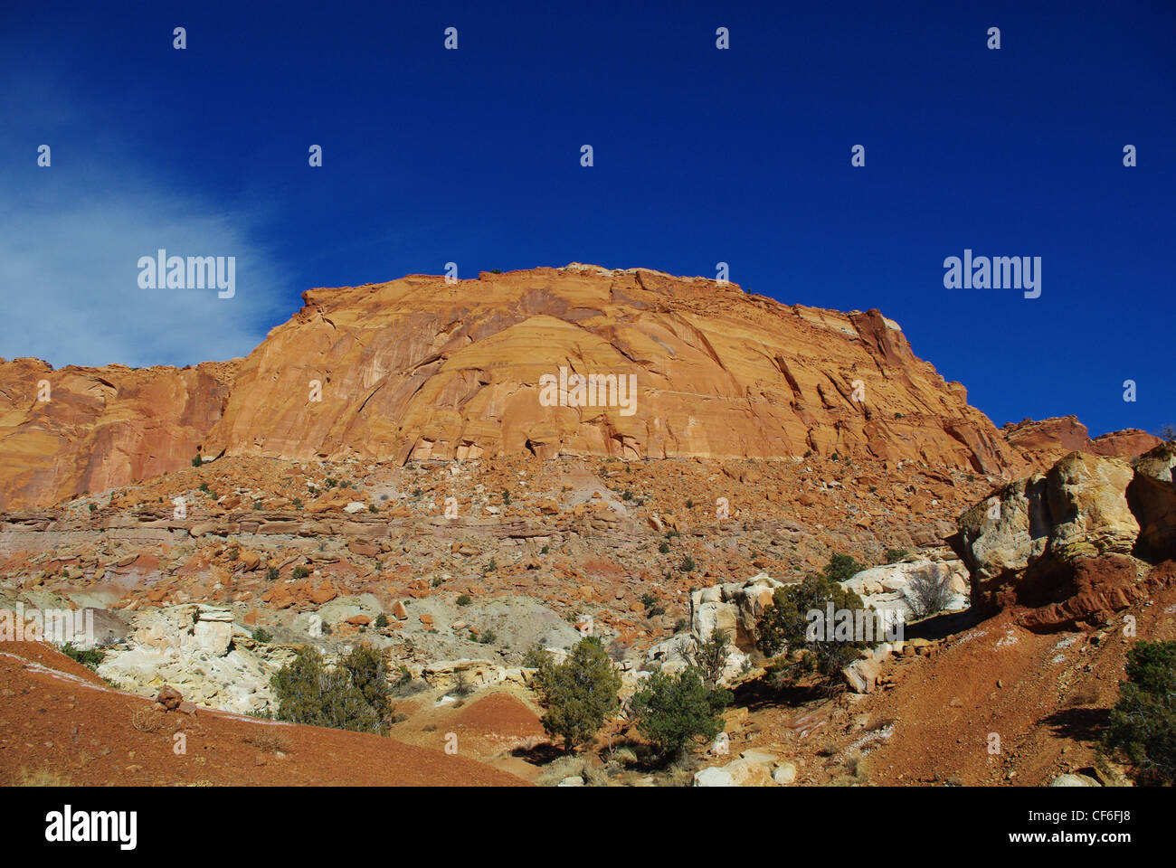 Intense colors in Capitol Reef National Park, Utah Stock Photo - Alamy
