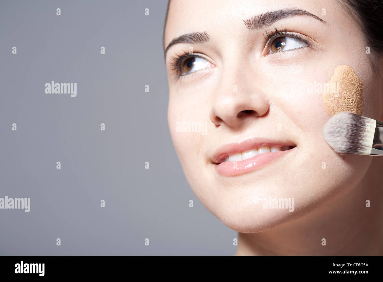 Step-by-Step Make Up Stock Photo - Alamy