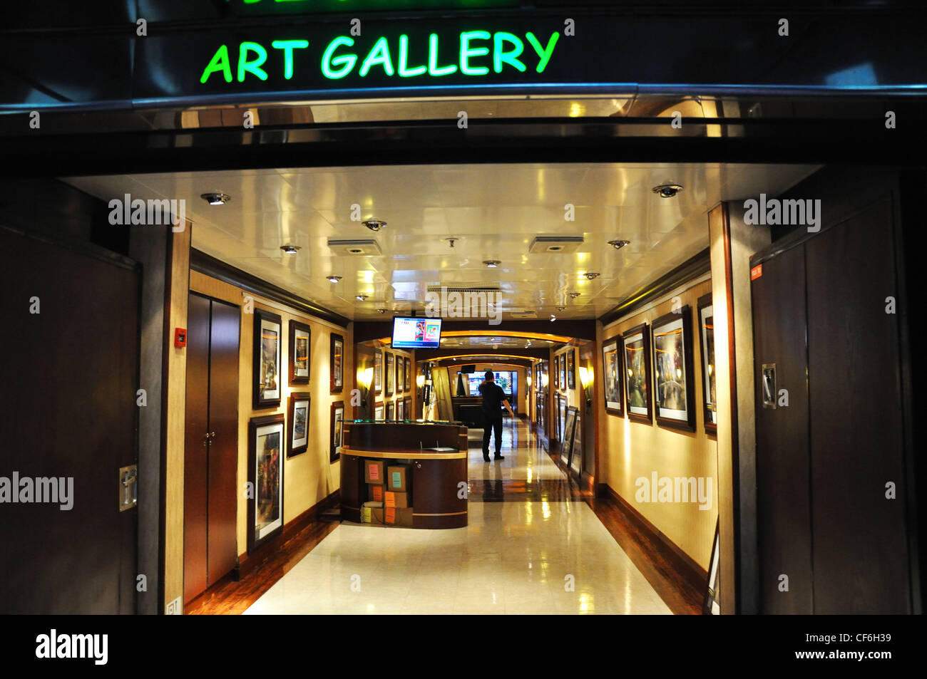 Cruise Ship Art Gallery Stock Photo Alamy cruise-ship-art-gallery-stock-photo-alamy