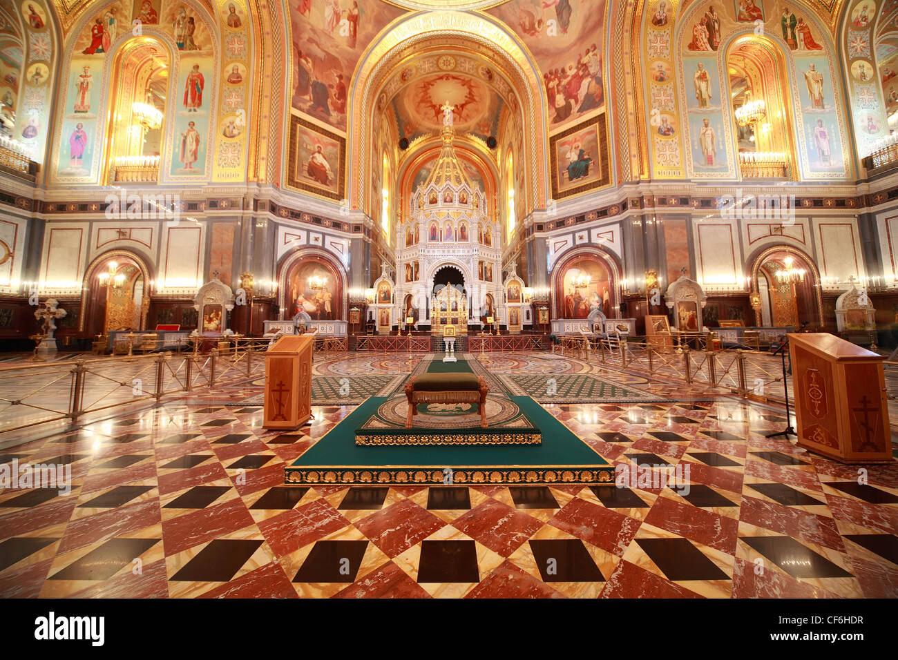 Jesus christ painting altar inside hi-res stock photography and images - Alamy