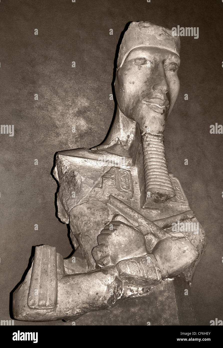 Akhenaten Amenhotep IV pharaoh 1353 - 1336 BC 18dynasty New Kingdom ...