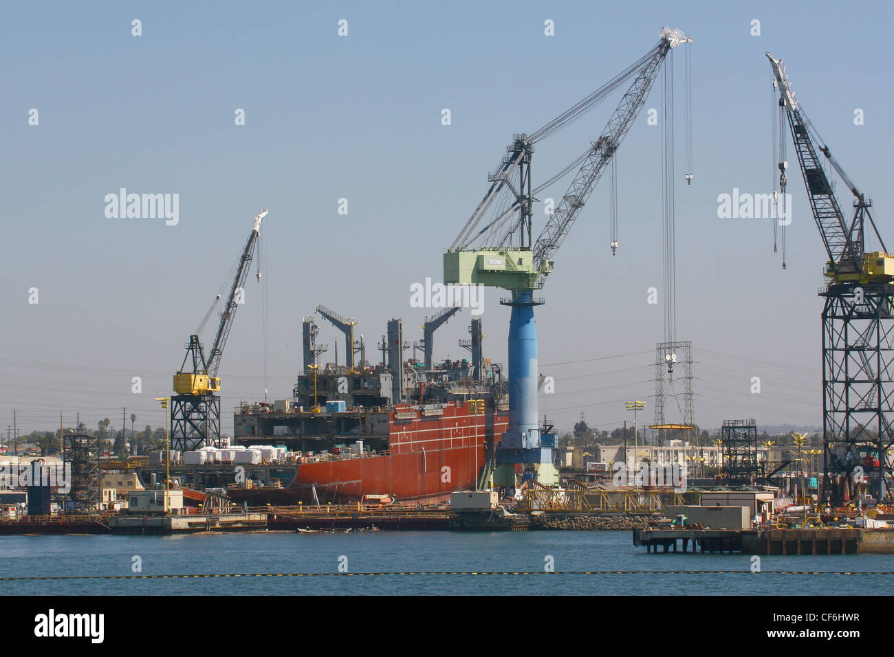 Images of San Diego, California. Ship yard Stock Photo - Alamy