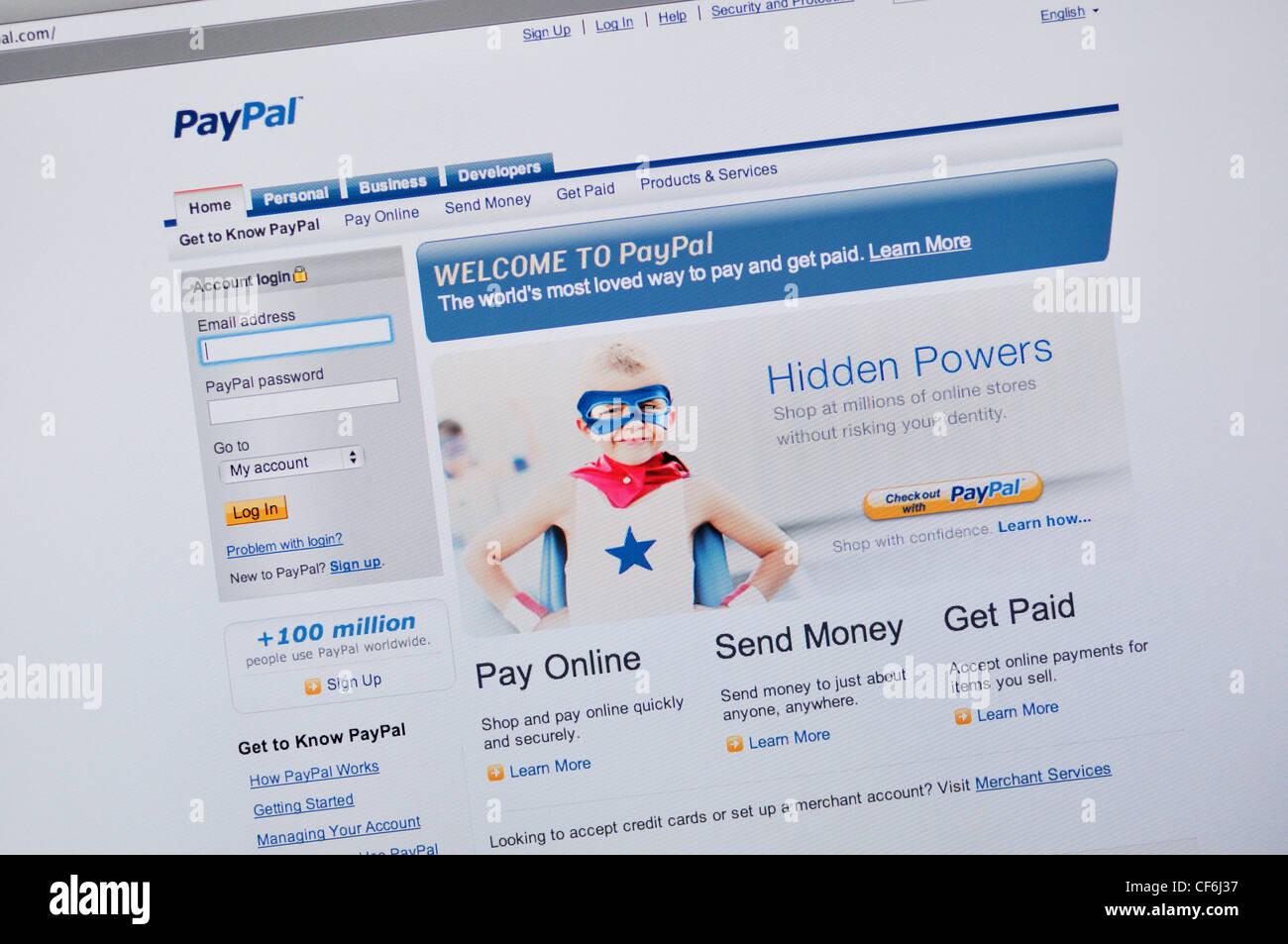 Paypal sign hi-res stock photography and images - Alamy