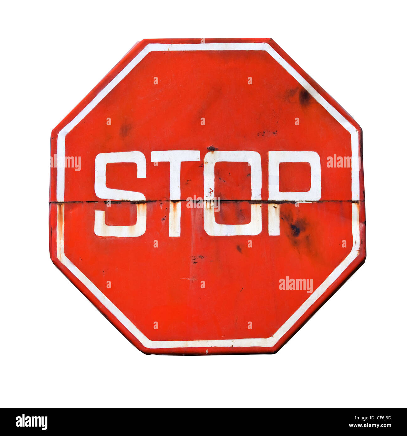 Isolated image of a Stop sign Stock Photo - Alamy