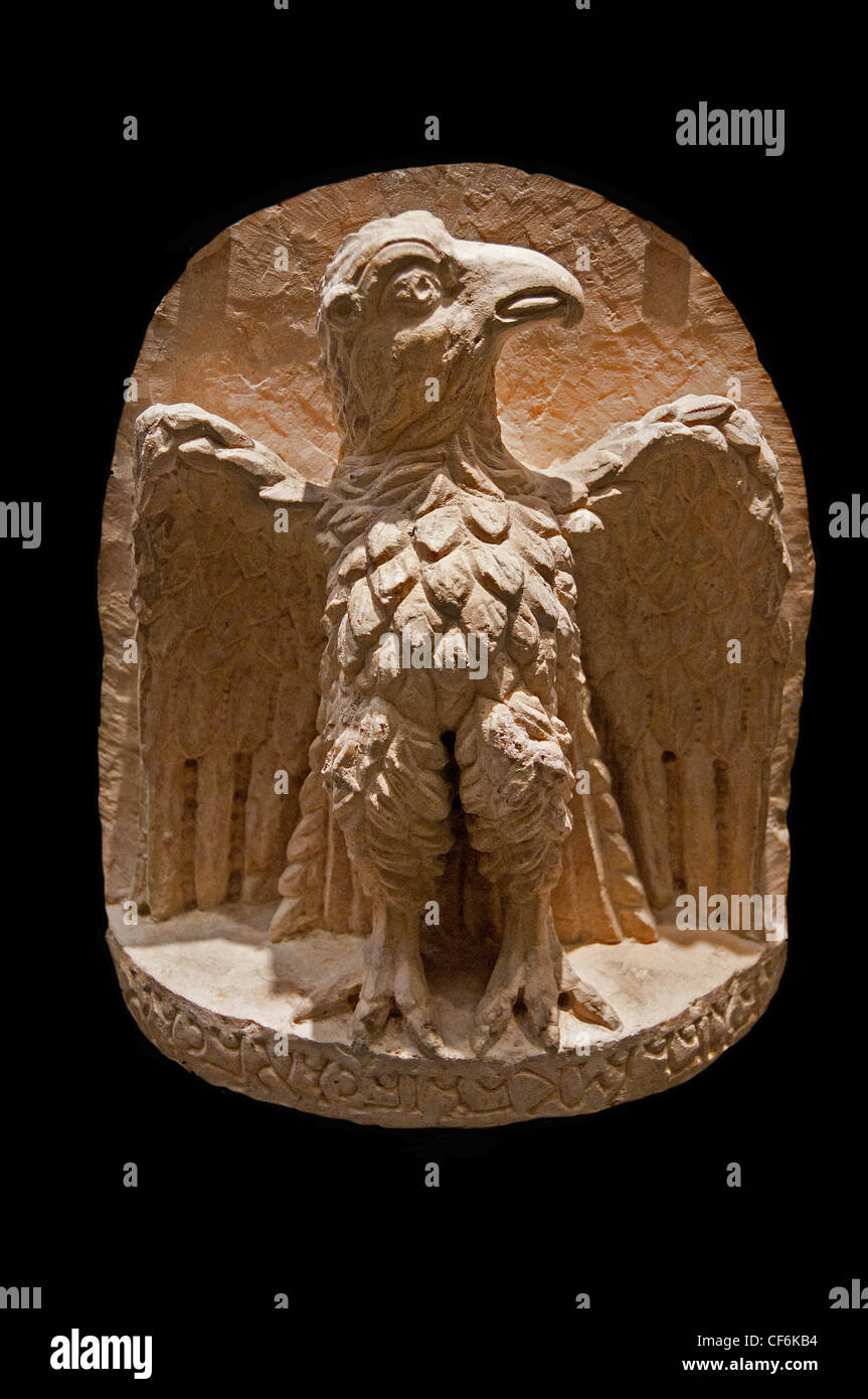 cult stele Eagle Bird of prey 2 Cent Palmyra Syria Syrian Museum Stock ...