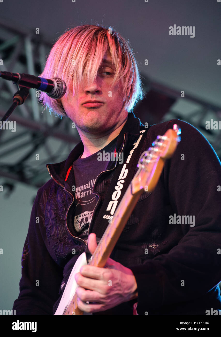 The Vettes playing at Voodoo Festival 2010 in New Orleans Stock Photo ...