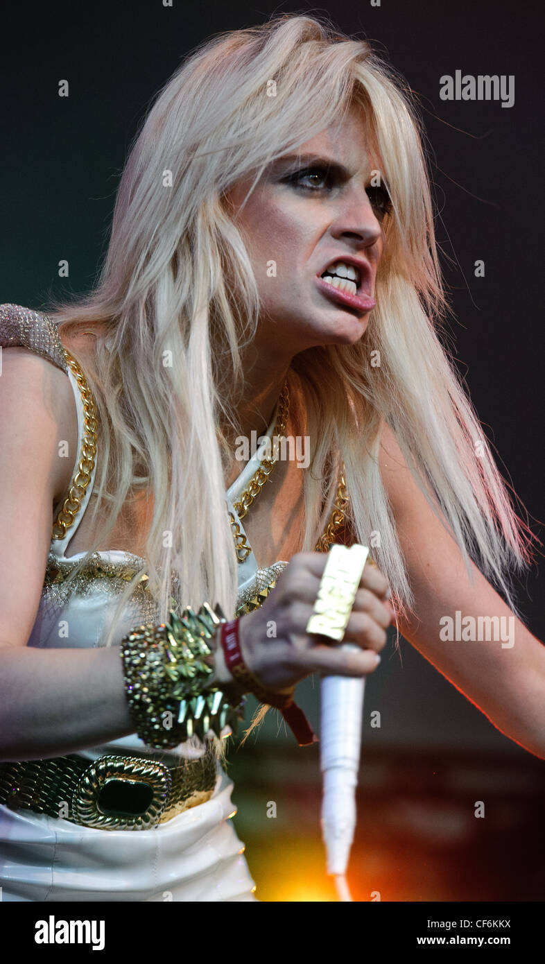 The Vettes playing at Voodoo Festival 2010 in New Orleans Stock Photo ...