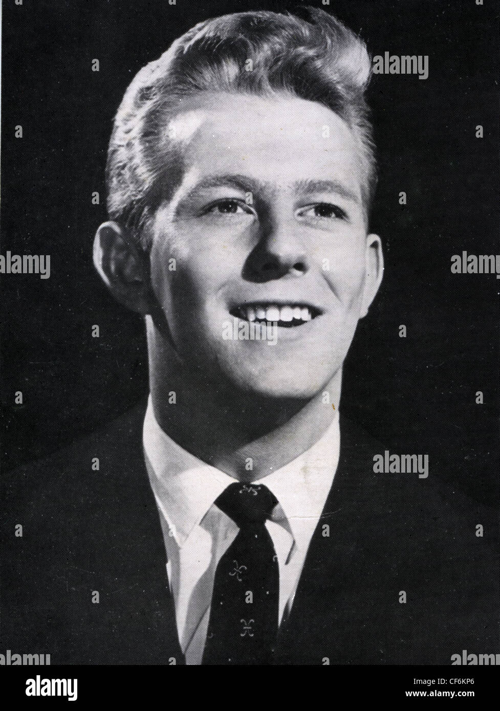GARY MILLS Promotional photo of UK pop singer in 1962 Stock Photo - Alamy