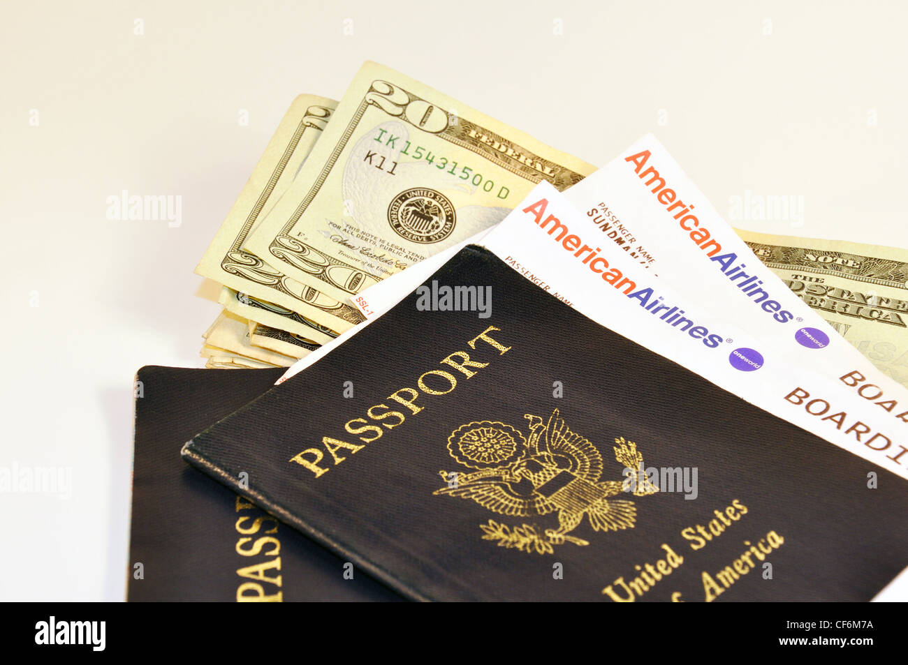 US passports and traveling documents Stock Photo - Alamy