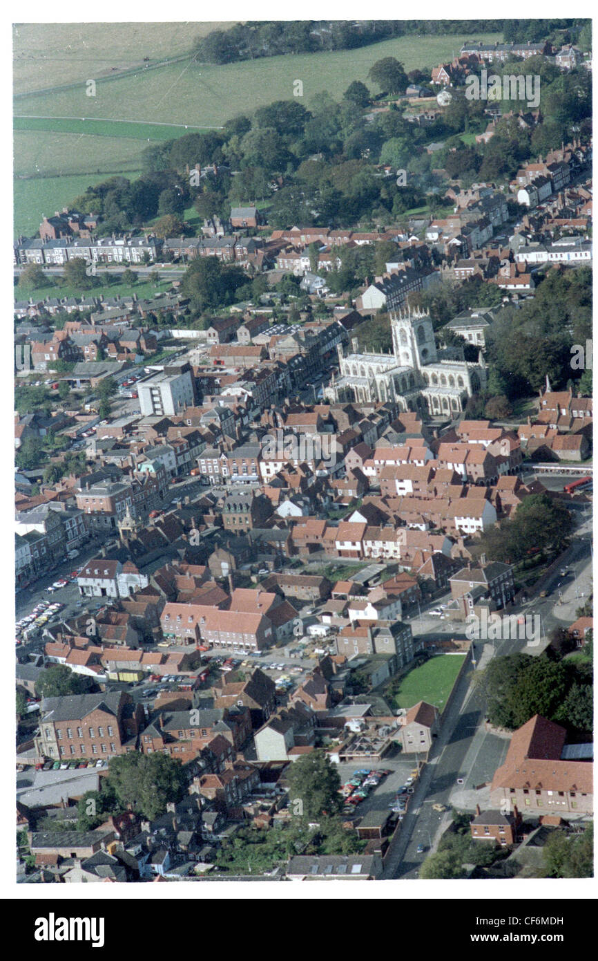 Aerial view beverley east yorkshire hi-res stock photography and images ...