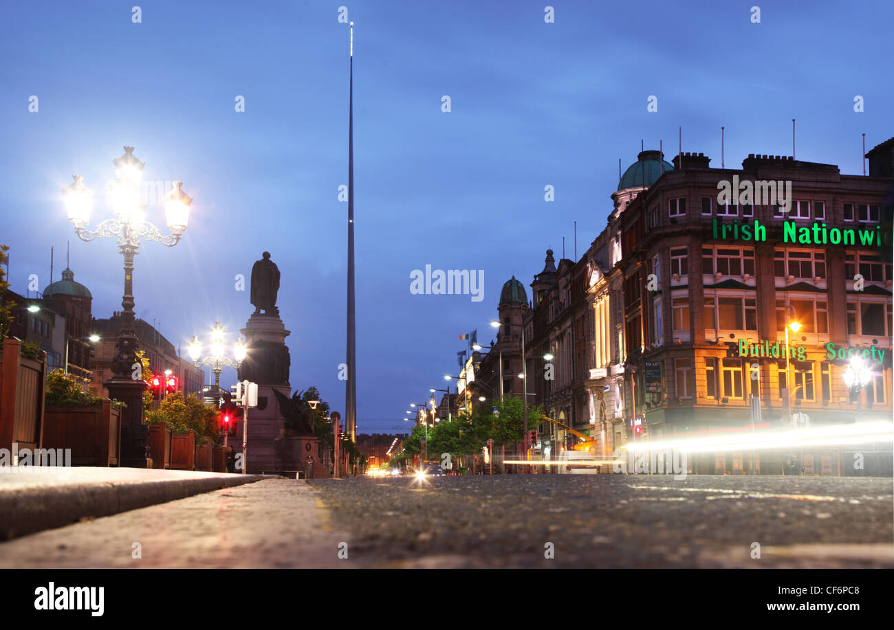Building Irish Nationwide Building Society Spire Dublin (Monument Light ...