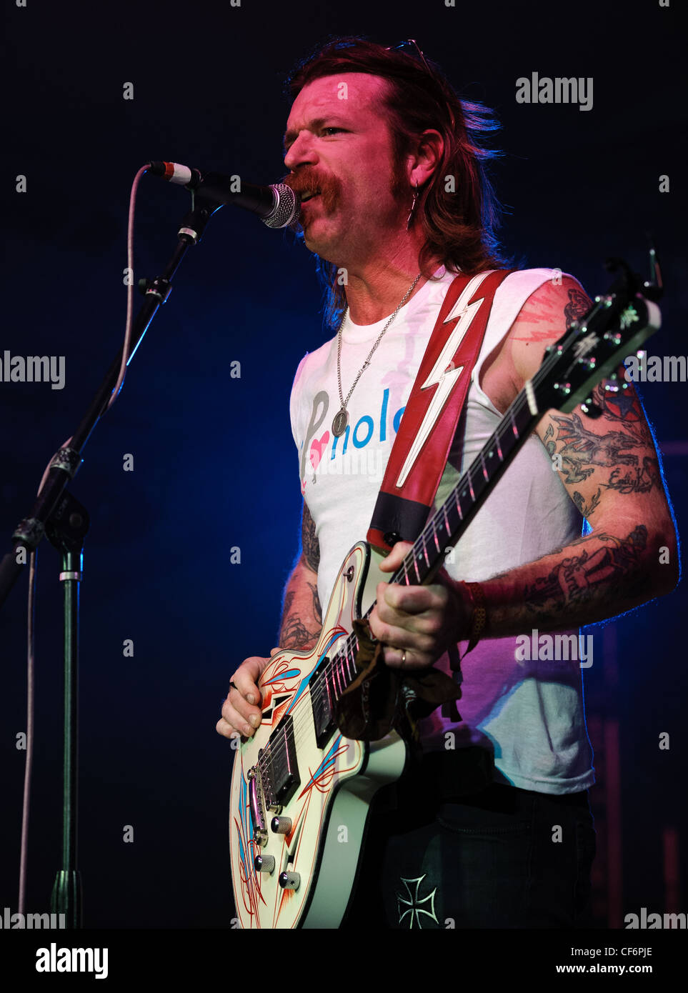 Eagles of death metal in concert hi-res stock photography and images ...