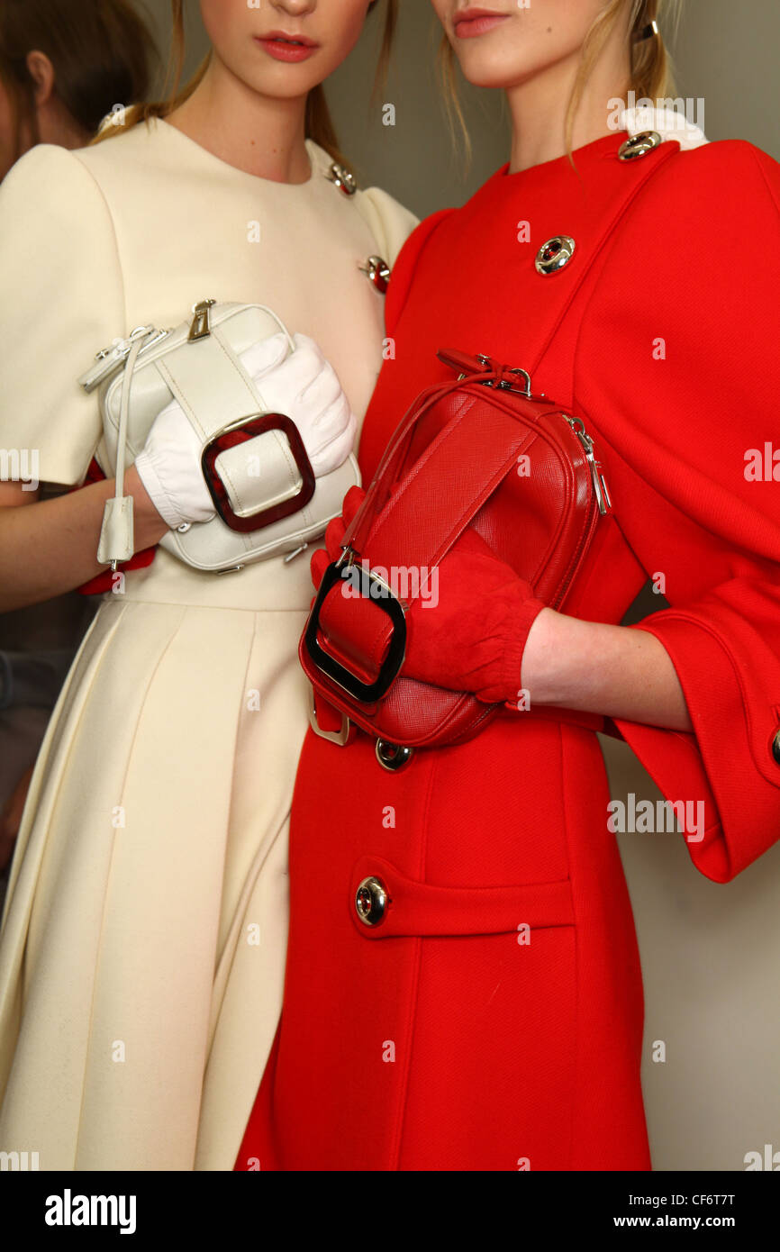 Prada winter backstage hi-res stock photography and images - Alamy