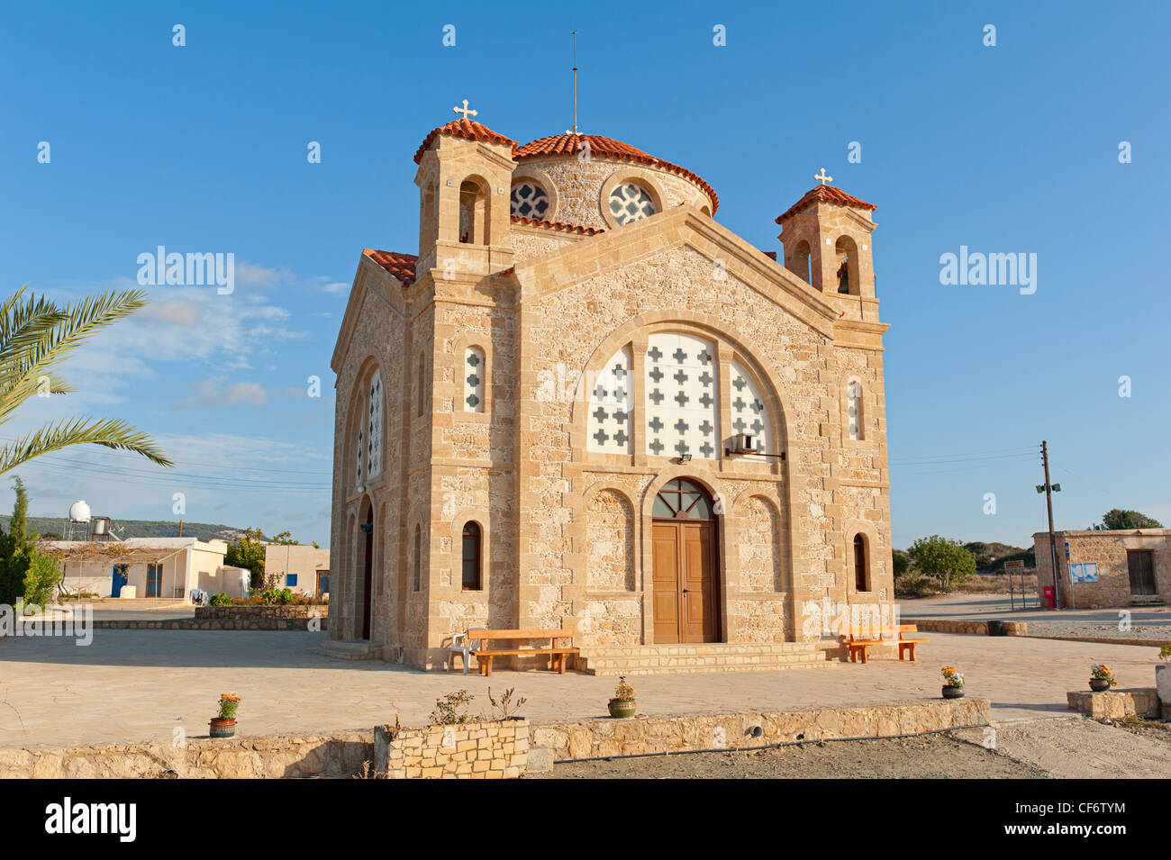 Church in Peyia, Cyprus Stock Photo - Alamy
