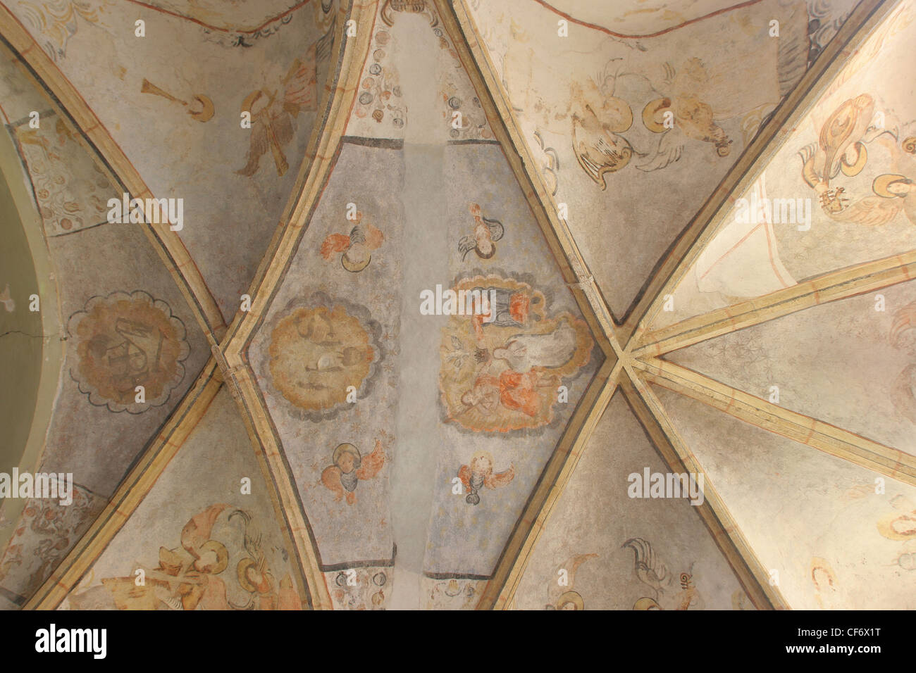 Ceiling of the church Stock Photo - Alamy