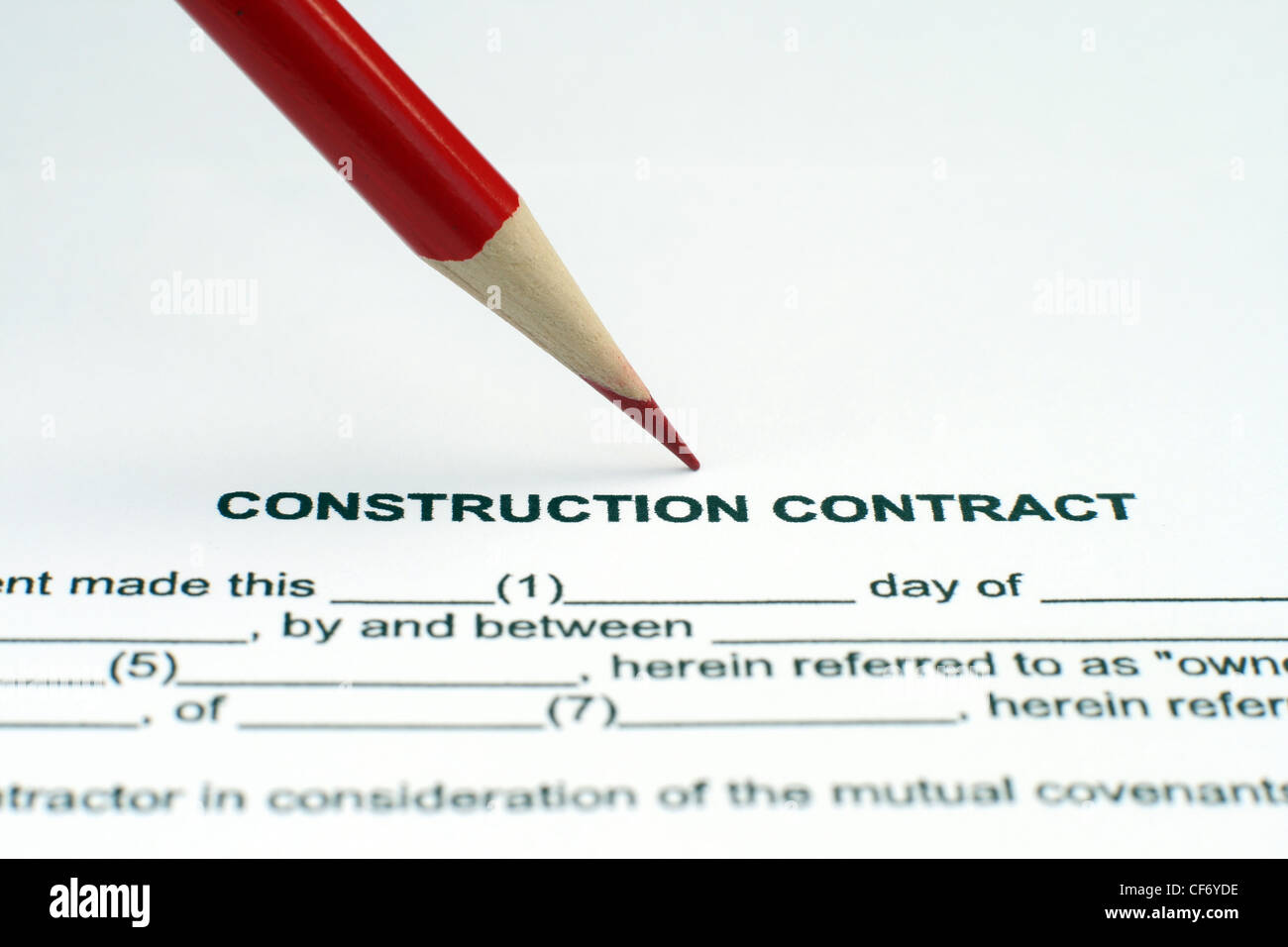 Labor contract form hi-res stock photography and images - Alamy