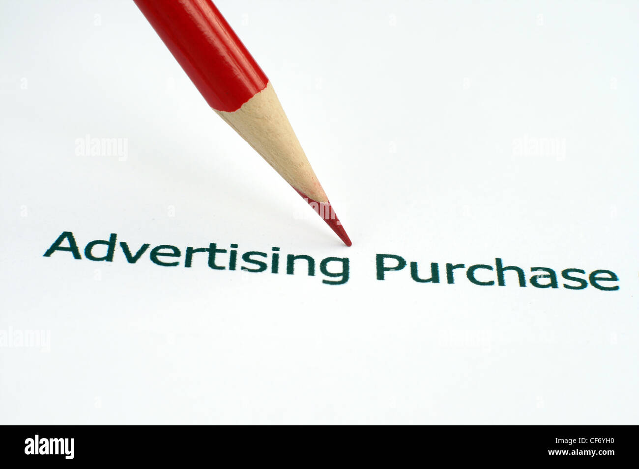 Advertising purchase concept Stock Photo - Alamy