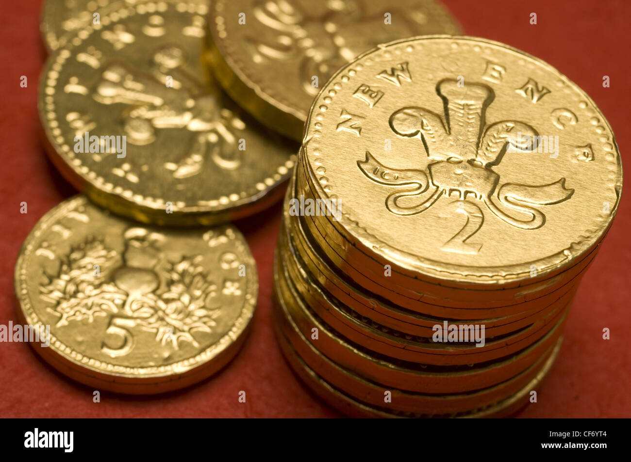 Two pence coins hi-res stock photography and images - Alamy