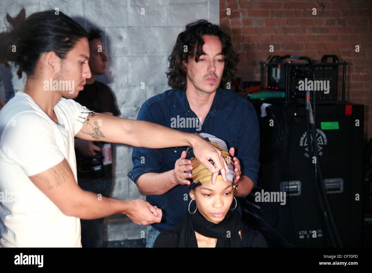 Derek Lamb Backstage New York Spring Summer Ready to Wear Model Chanel ...