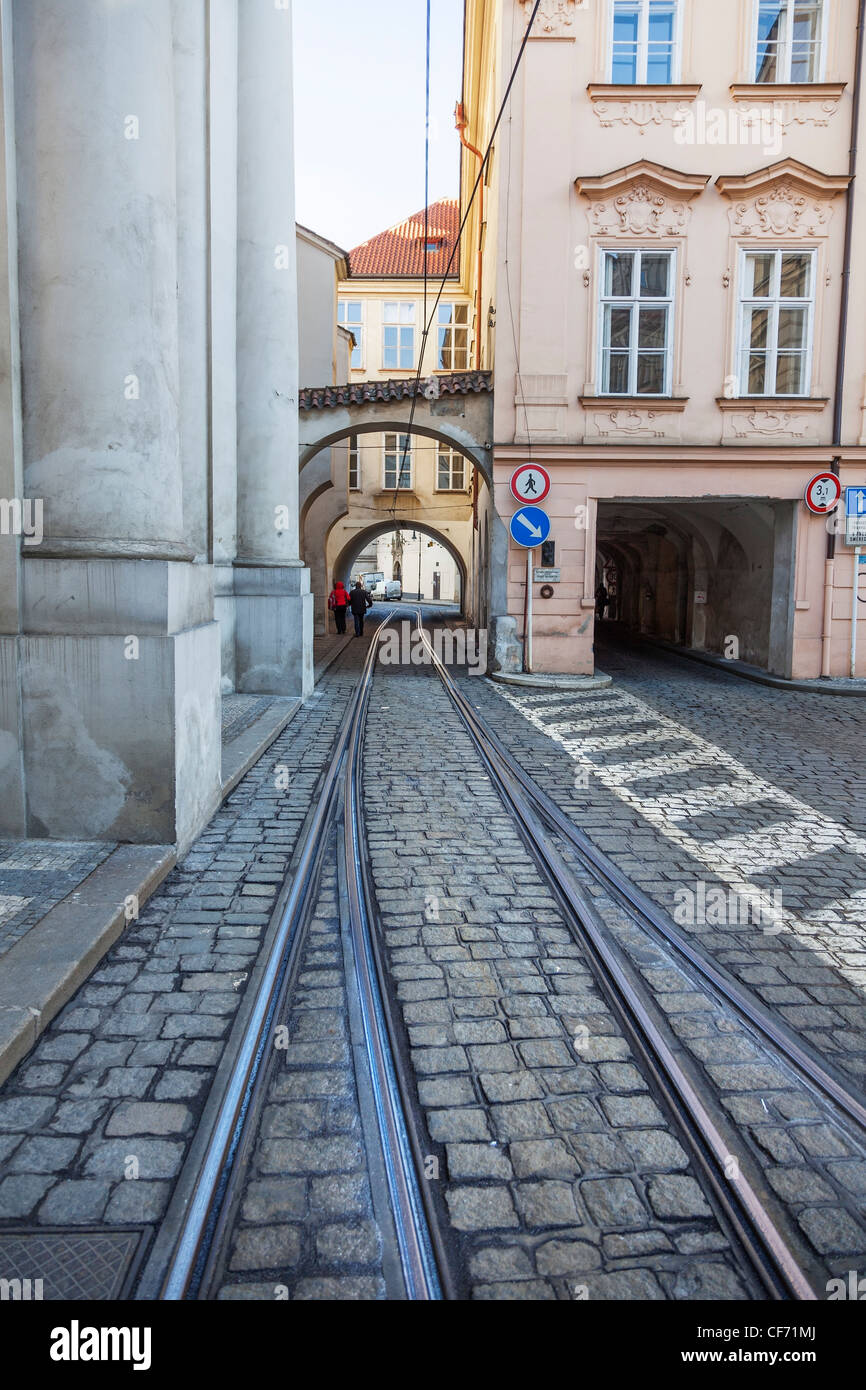 Bridge with tramlines hi-res stock photography and images - Alamy