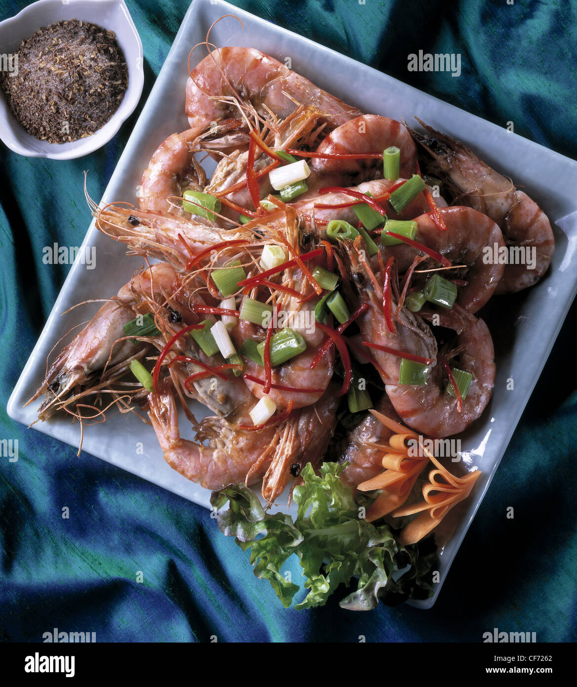 Sichuan Shrimp Serves Ingredients: jumbo shrimp in their shells, tsps ...