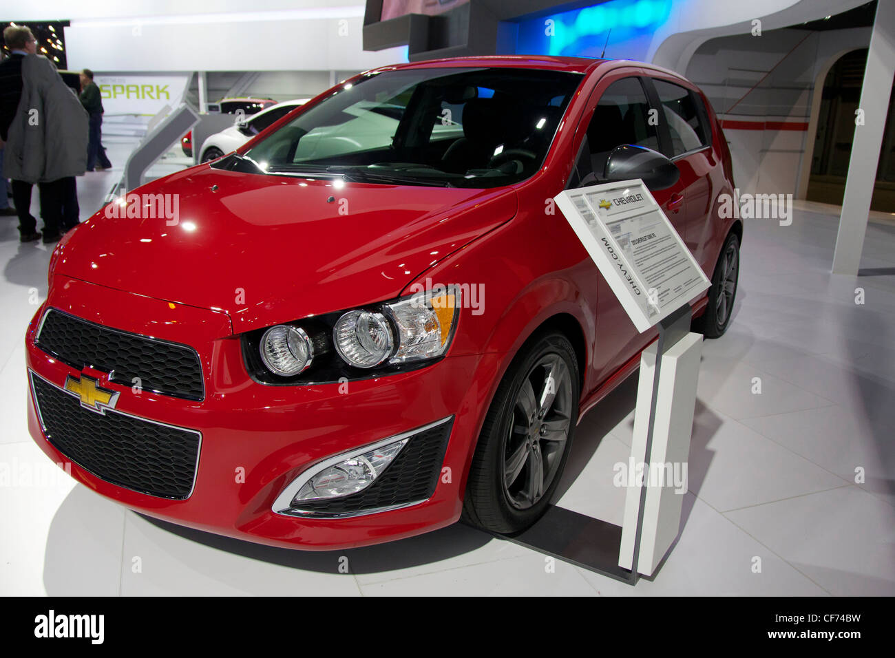 2013 Chevrolet Sonic RS. 2012 Chicago Auto Show Stock Photo - Alamy