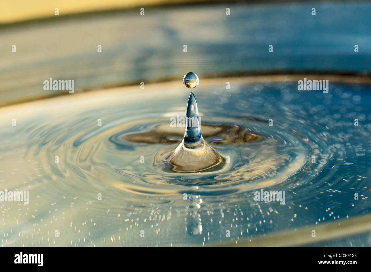 Frozen Time. Drop Stock Photo - Alamy