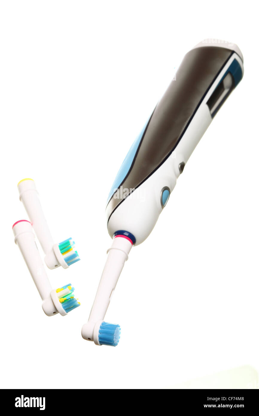 modern electrical toothbrush isolated on white background Heads ...
