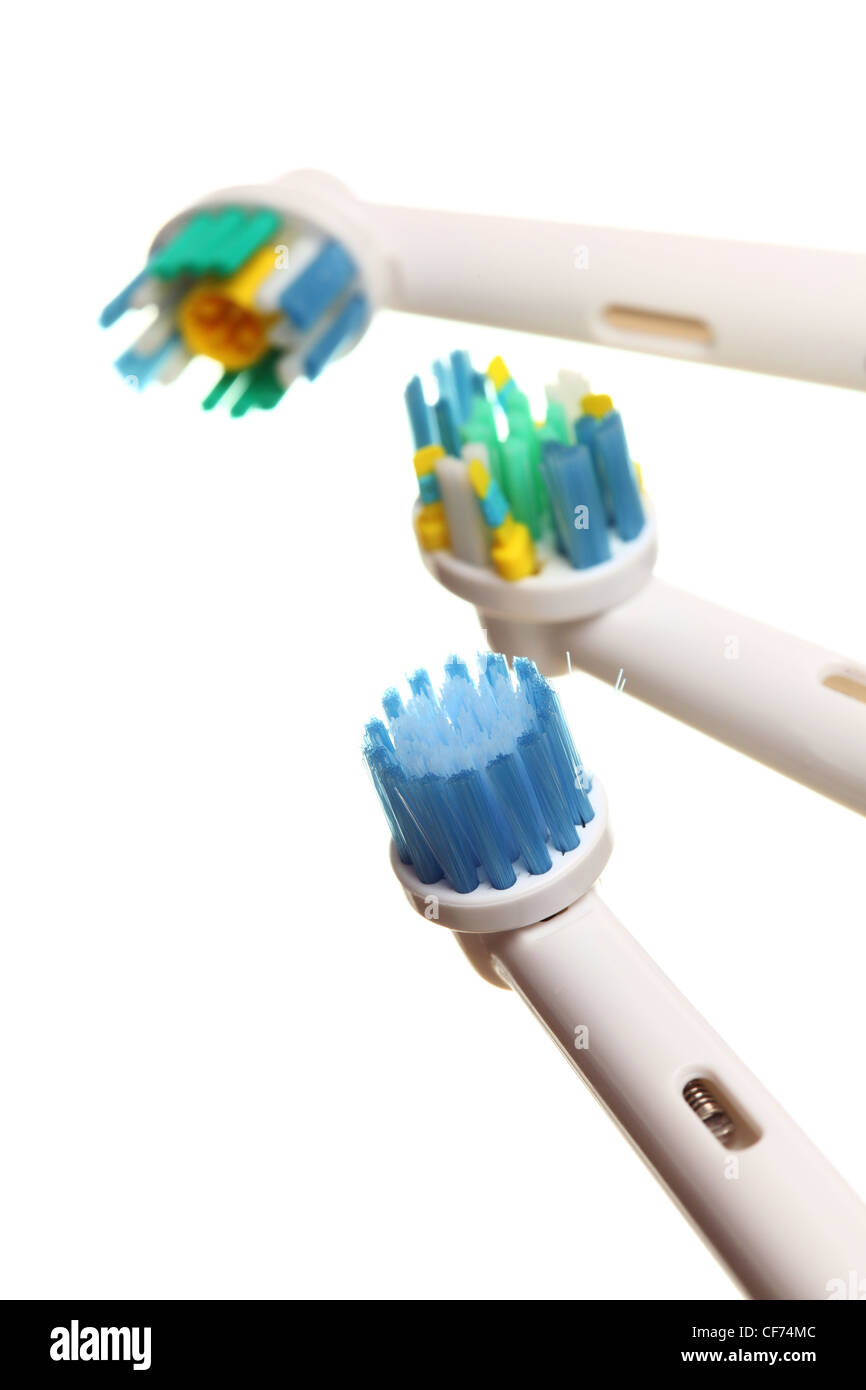 modern electrical toothbrush isolated on white background Heads ...