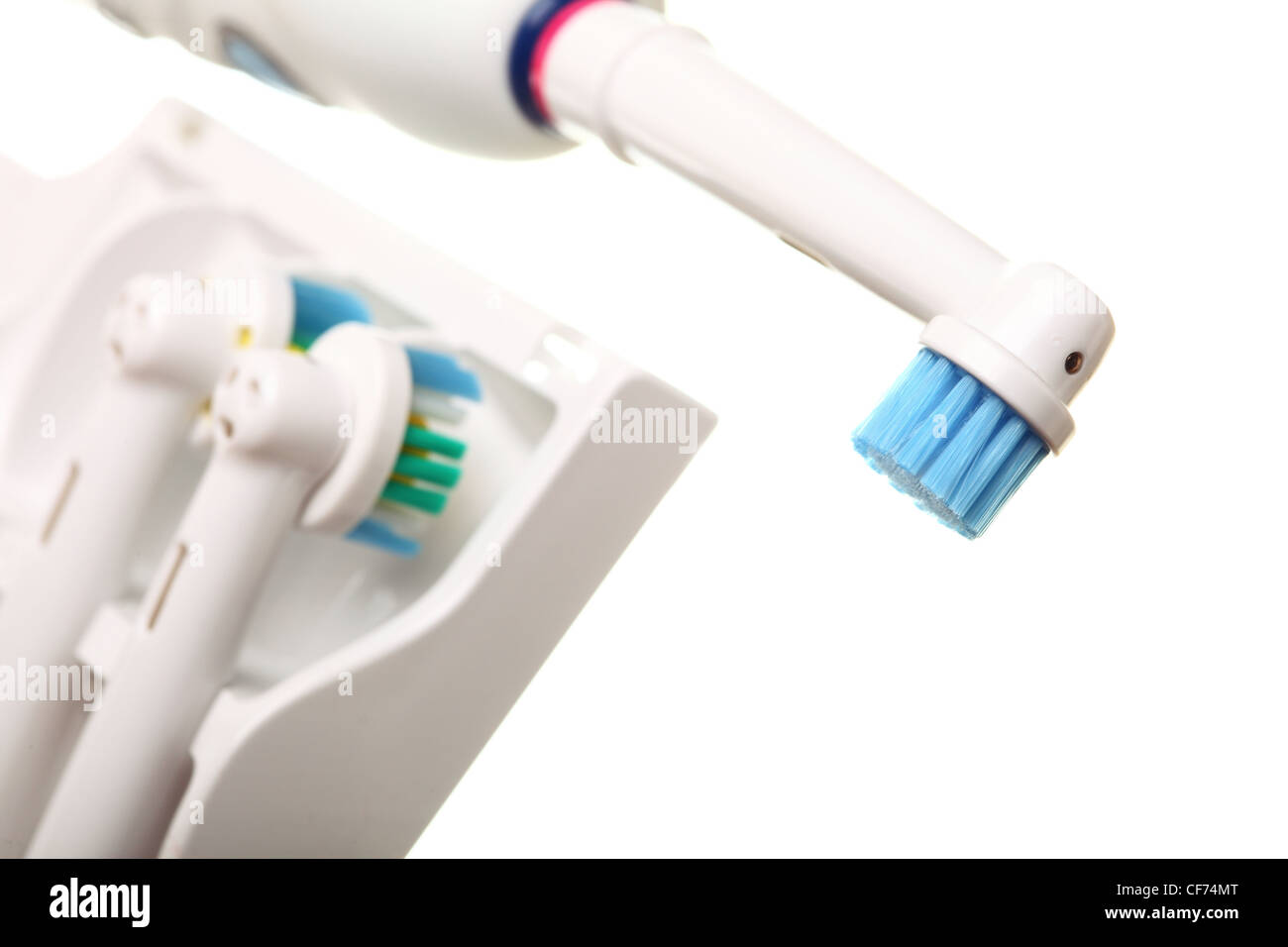 modern electrical toothbrush isolated on white background Heads ...