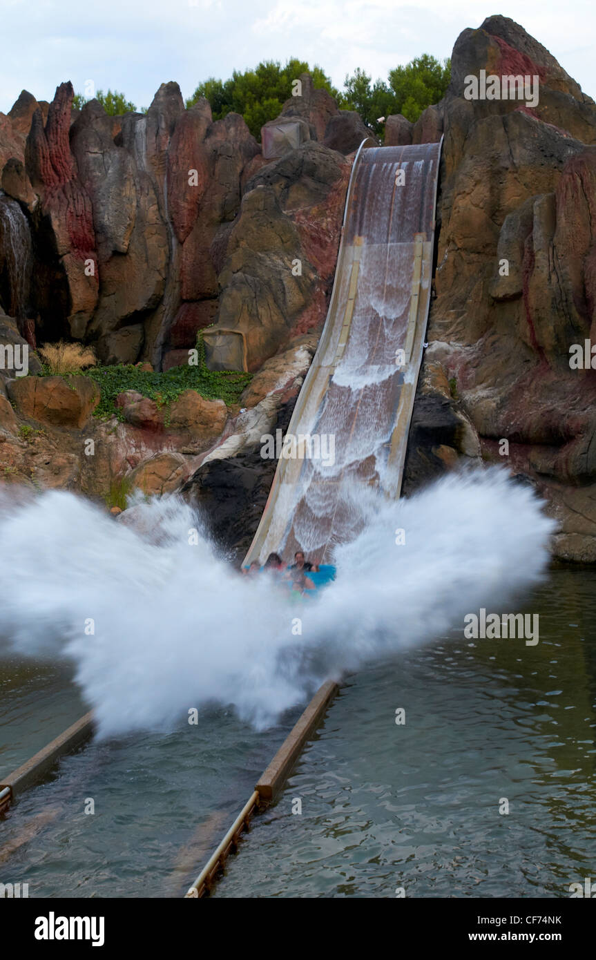 -Tutuki Splash in Portaventura Park- Salou, Tarragona (Spain Stock ...