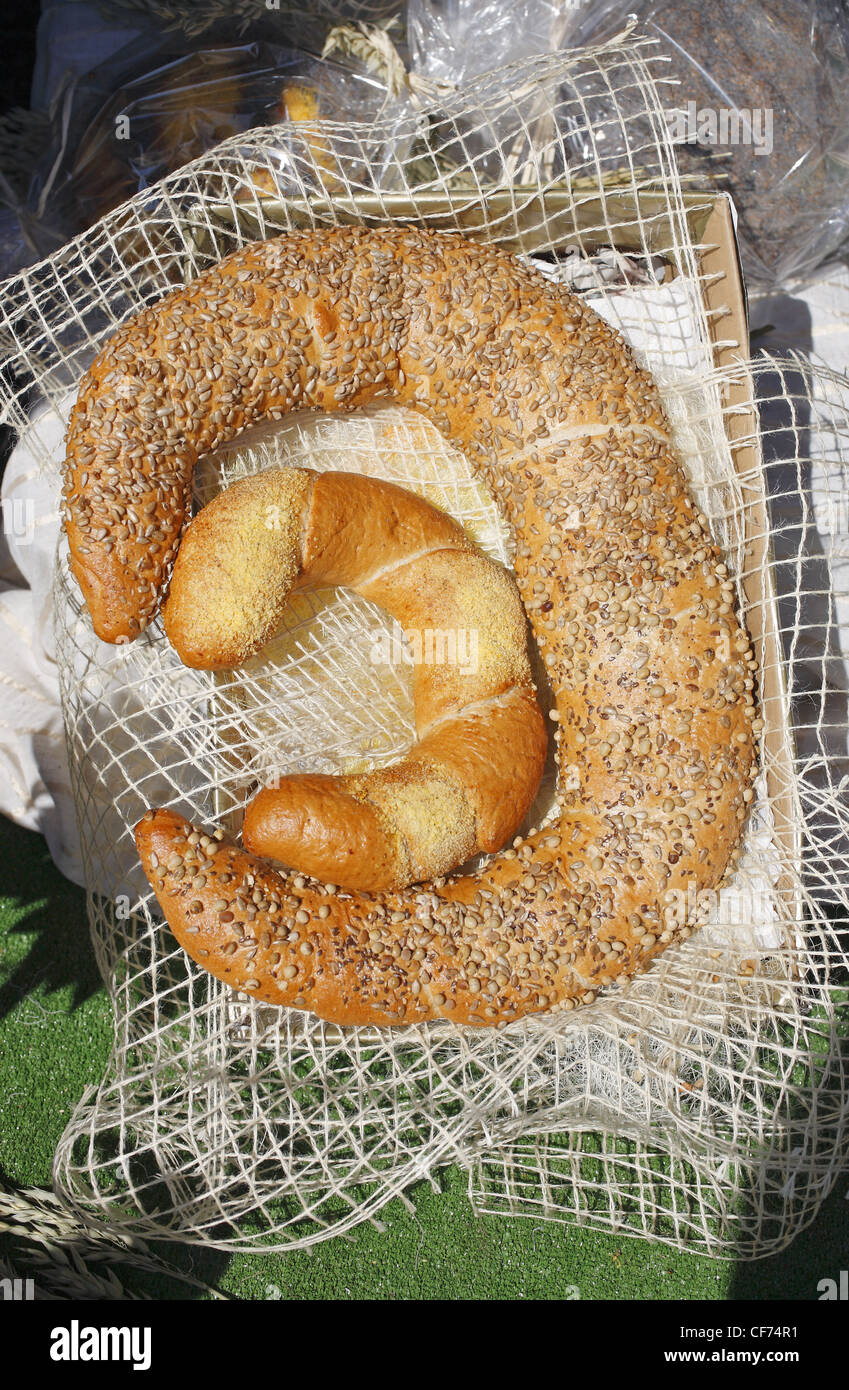 Rogal, traditional Polish wheat twirl bread, Poland Stock Photo - Alamy