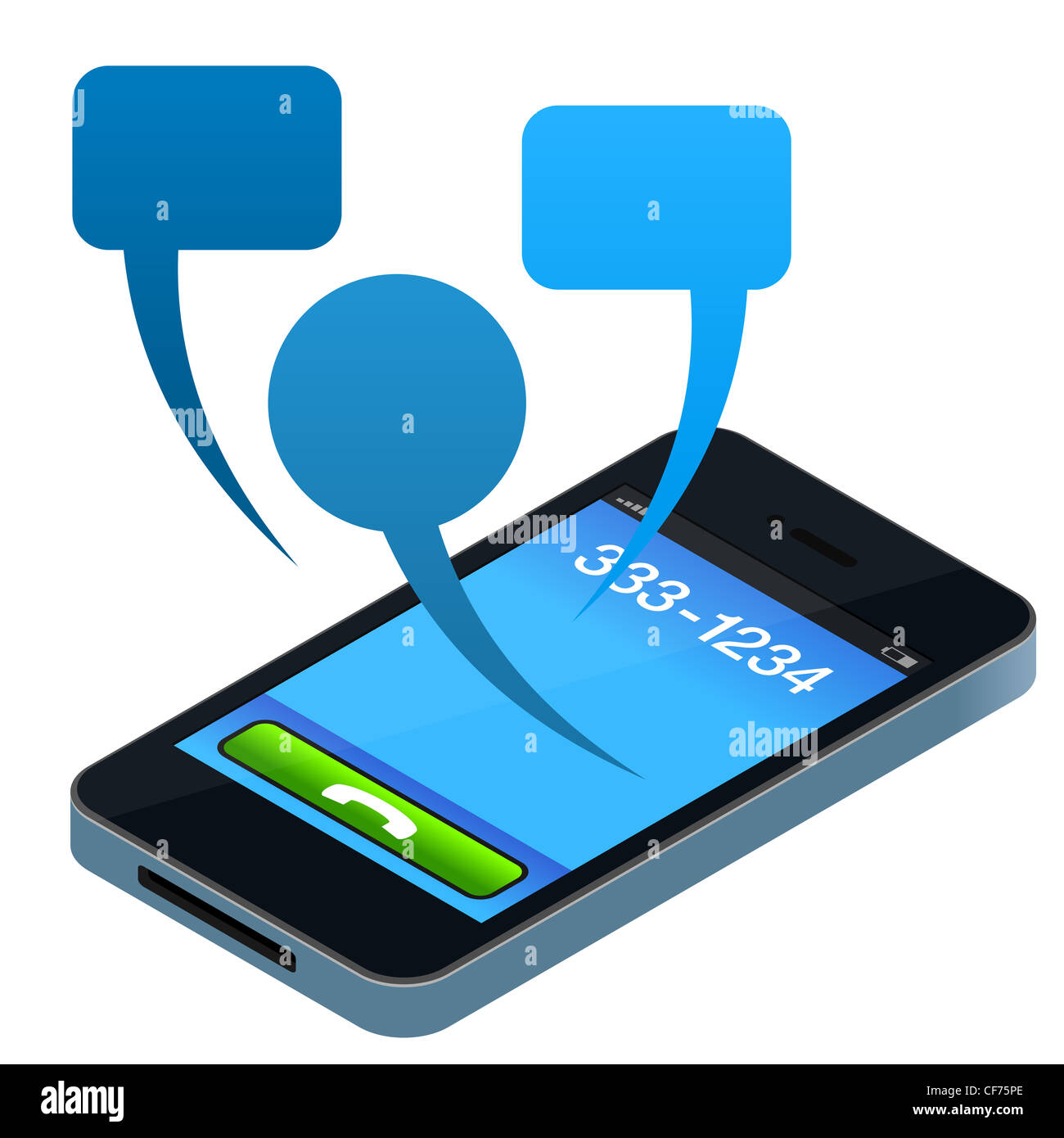 Social Mobile Phone Stock Photo - Alamy