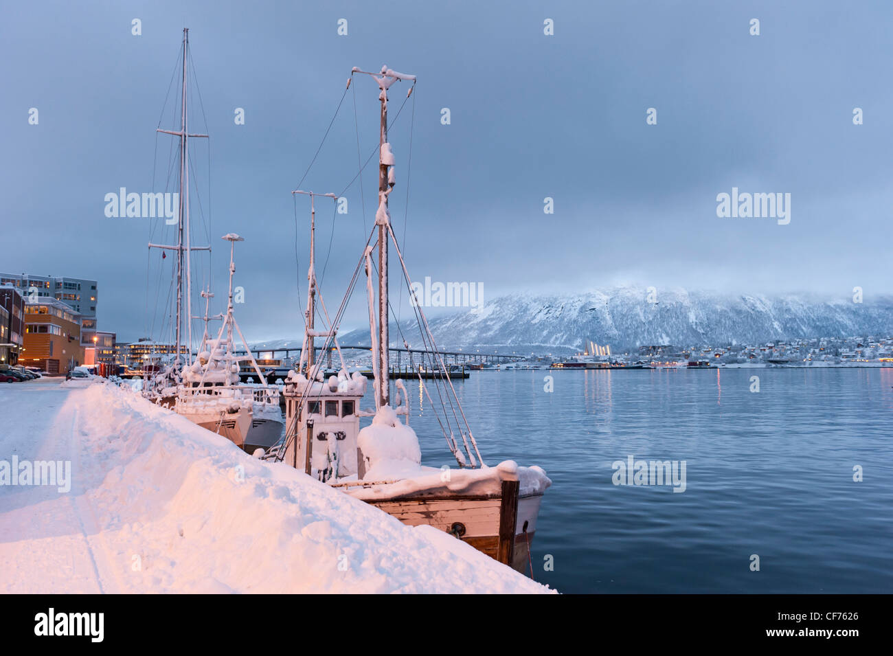 Tromso Winter time Stock Photo - Alamy