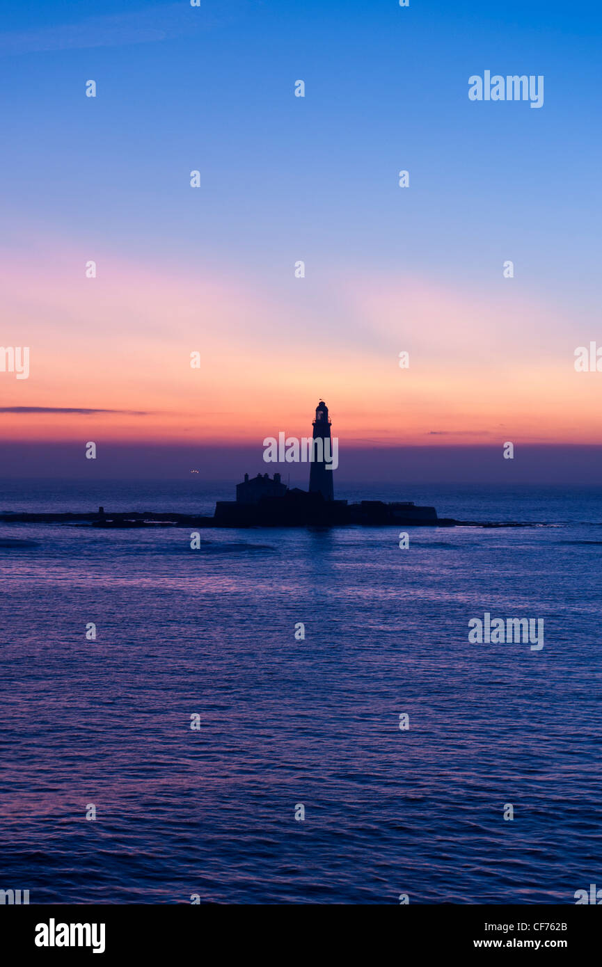 Whitley Bay, St Mary's Lighthouse Stock Photo - Alamy