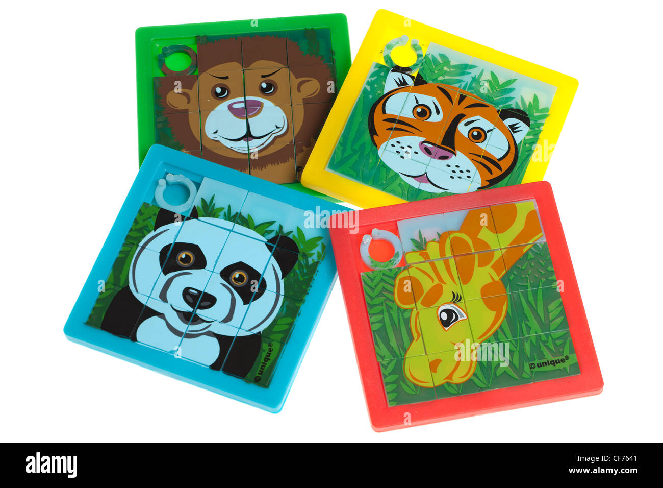 Four sliding block puzzles hi-res stock photography and images - Alamy