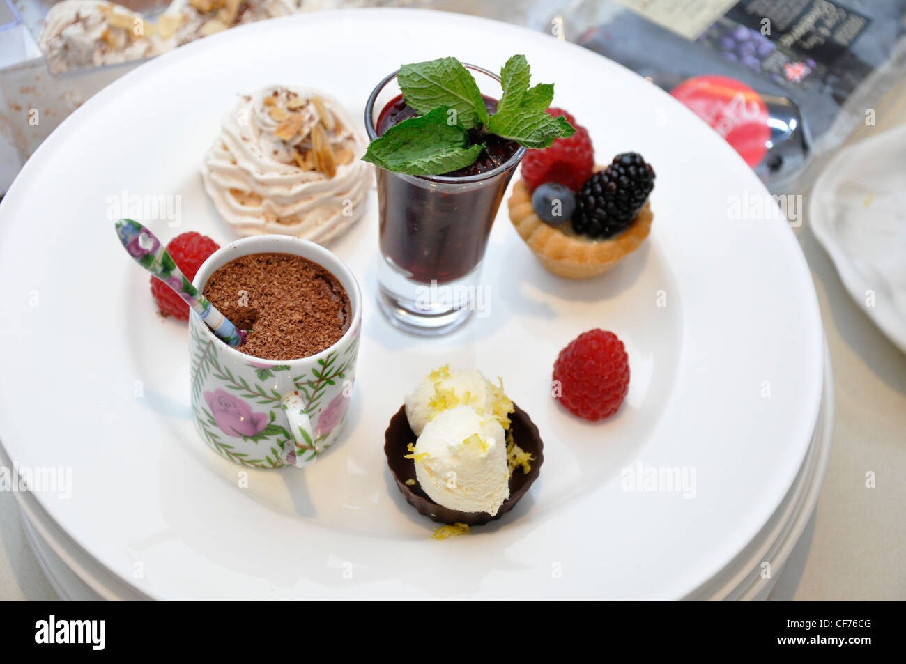 Party Dessert selection Stock Photo - Alamy