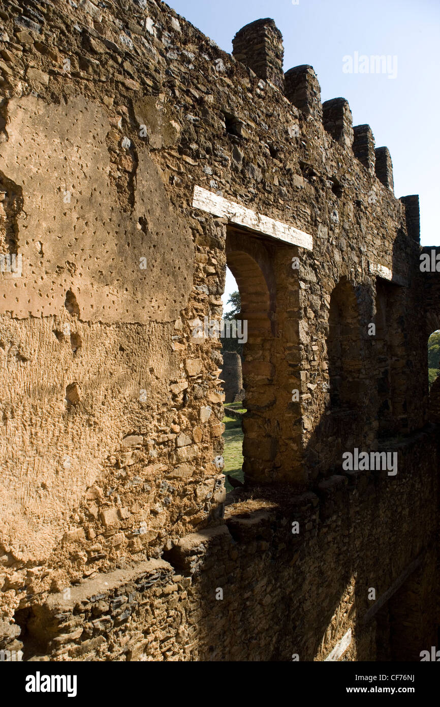 Castles in the Royal Enclosure in Gonder, Ethiopia Stock Photo - Alamy