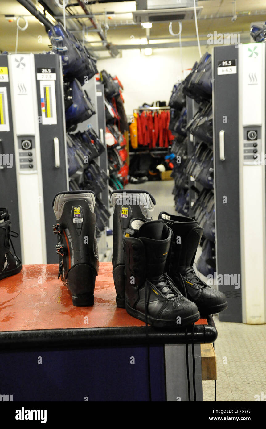 Boots on display hi-res stock photography and images - Alamy