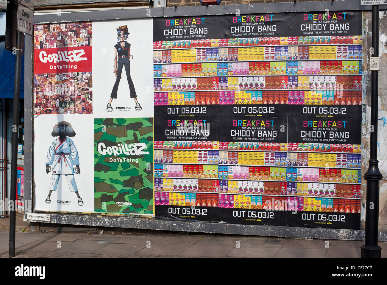 Posters on wall hi-res stock photography and images - Alamy