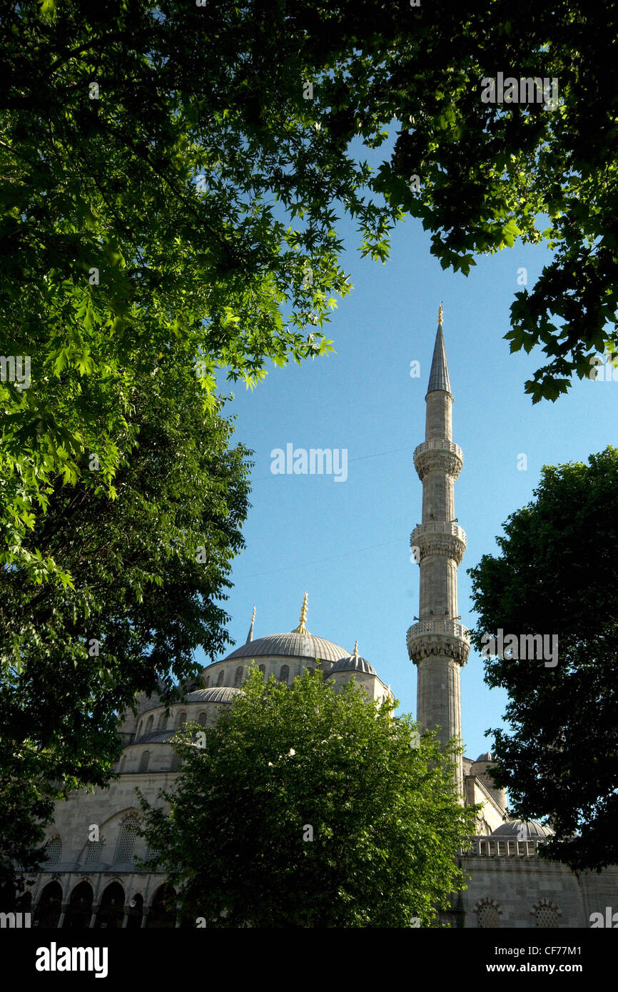 View of Blue Mosque Stock Photo - Alamy