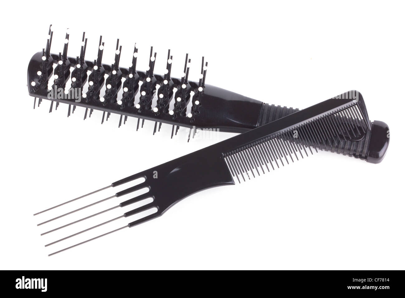 Combs closeup on white background Stock Photo - Alamy
