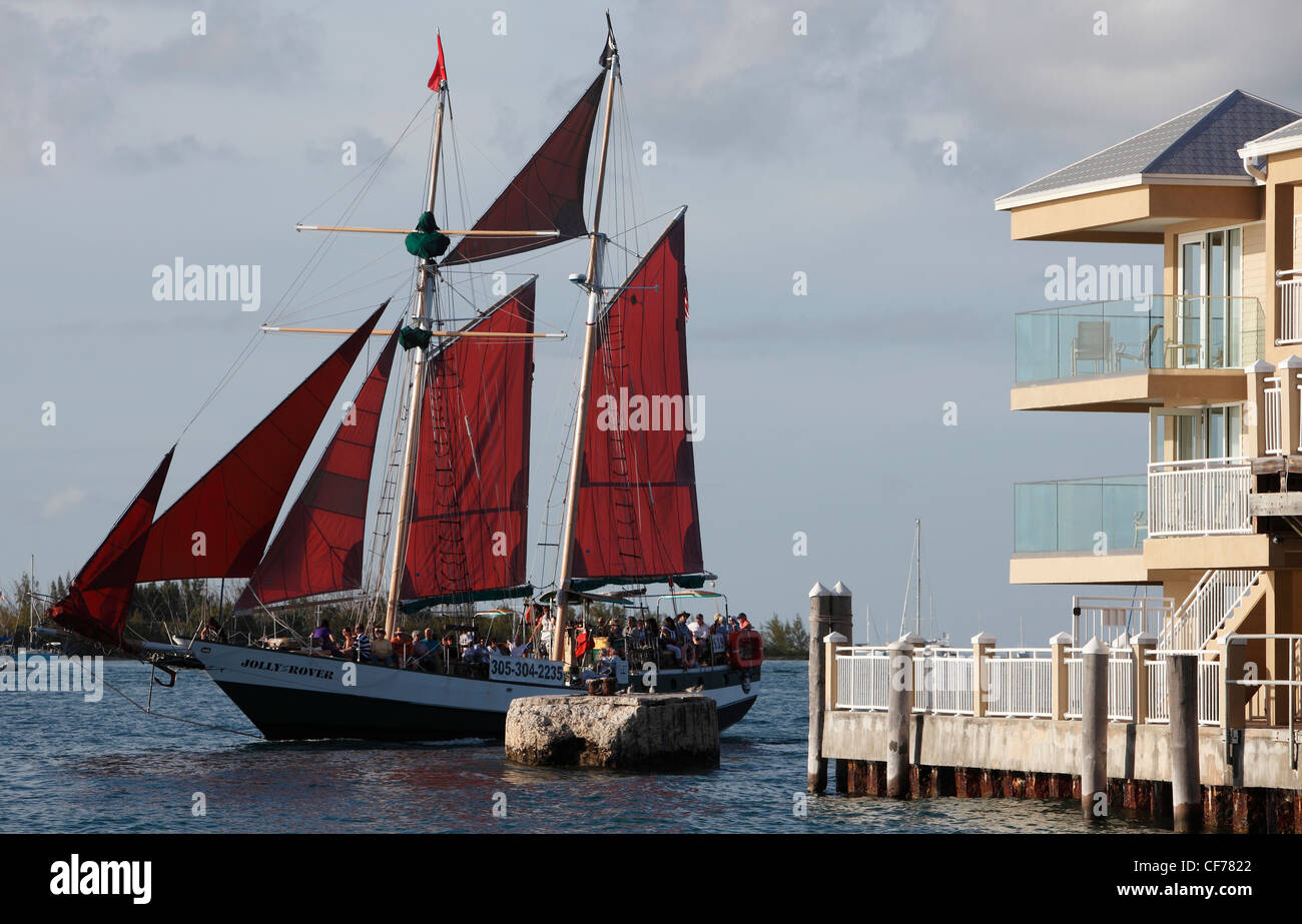 Sunset pier key west hi-res stock photography and images - Alamy