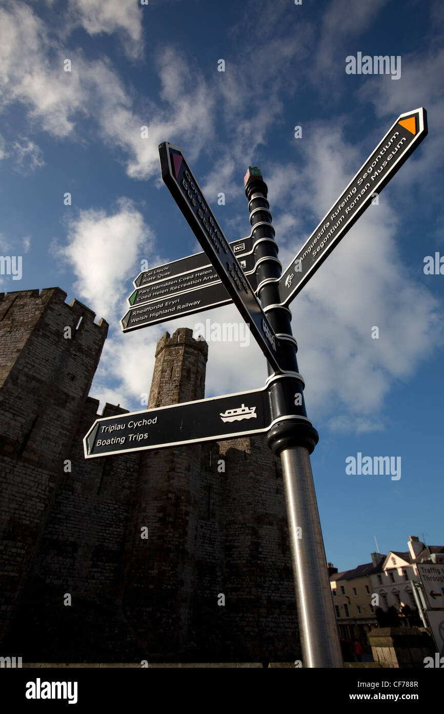Direction to castles hi-res stock photography and images - Alamy