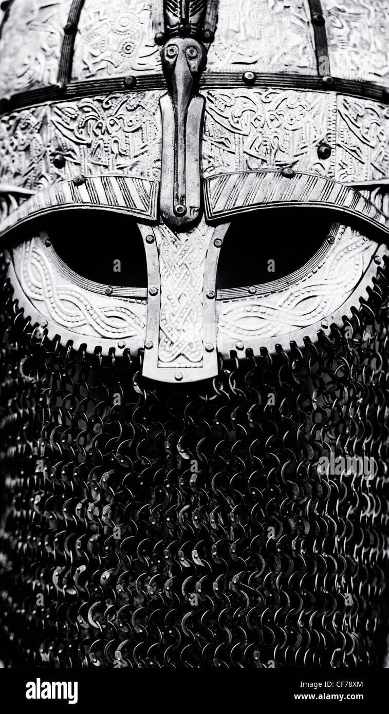 Anglo saxon replica helmet hi-res stock photography and images - Alamy